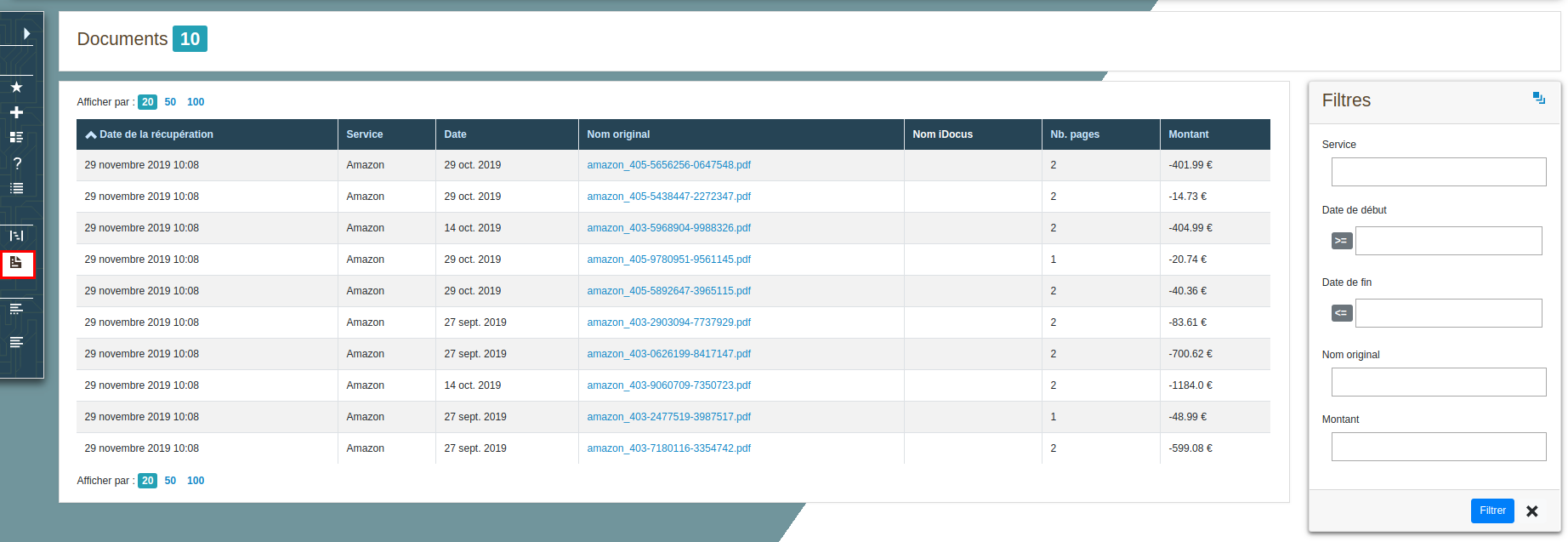 Prise en main de l'interface Mes automates – iDocus